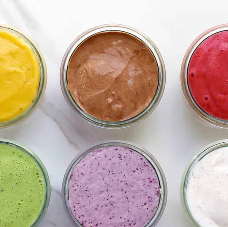 Six 2-Ingredient Fruit Smoothies | Green Smoothie Gourmet