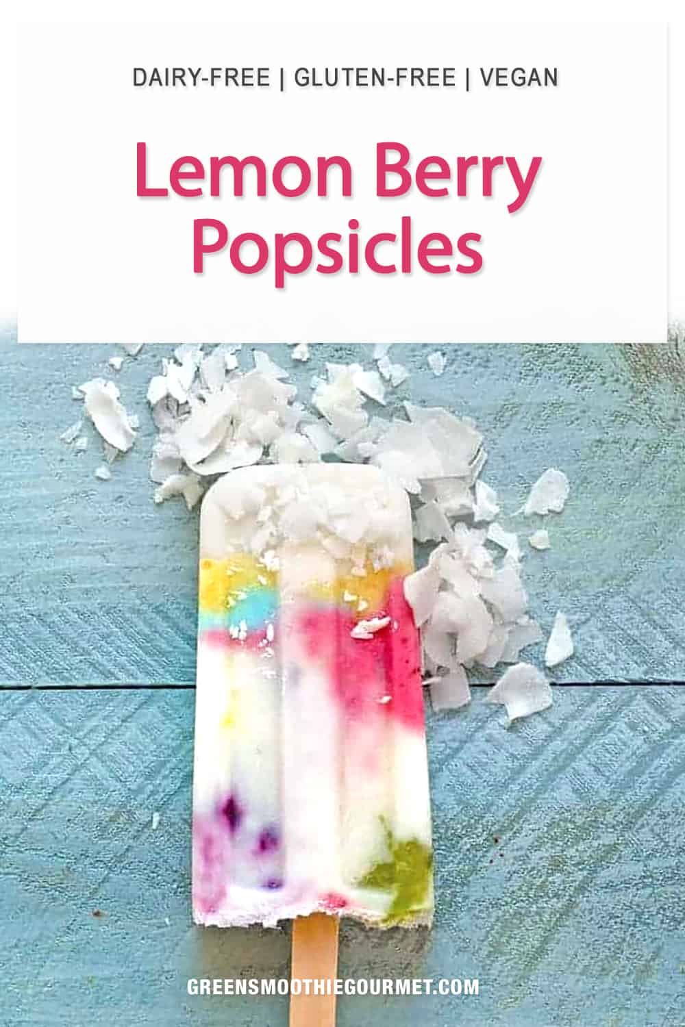 Lemon Superfood Fruit Popsicles (dairy free) | Green Smoothie Gourmet