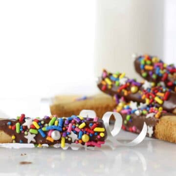 Easy Sprinkle Cookie Sticks | Green Smoothie Gourmet