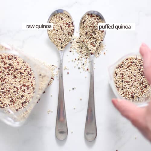 How to Make Puffed Quinoa (popped quinoa) | Green Smoothie Gourmet