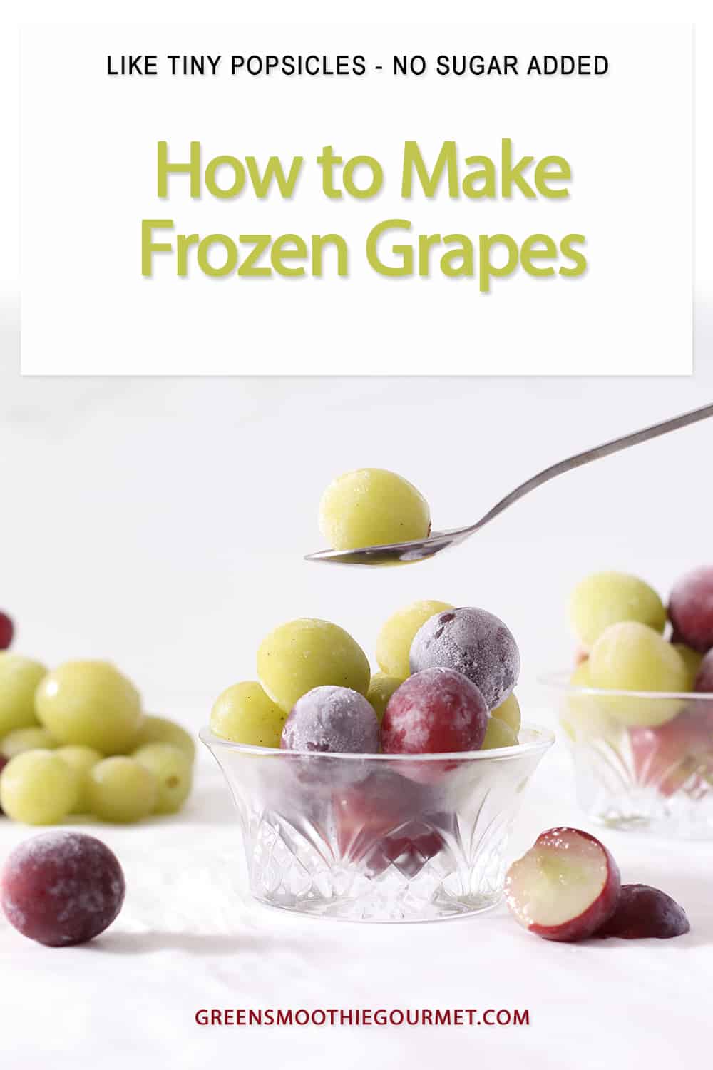 How to Make Candied Grapes (healthy sour patch) | Green Smoothie Gourmet