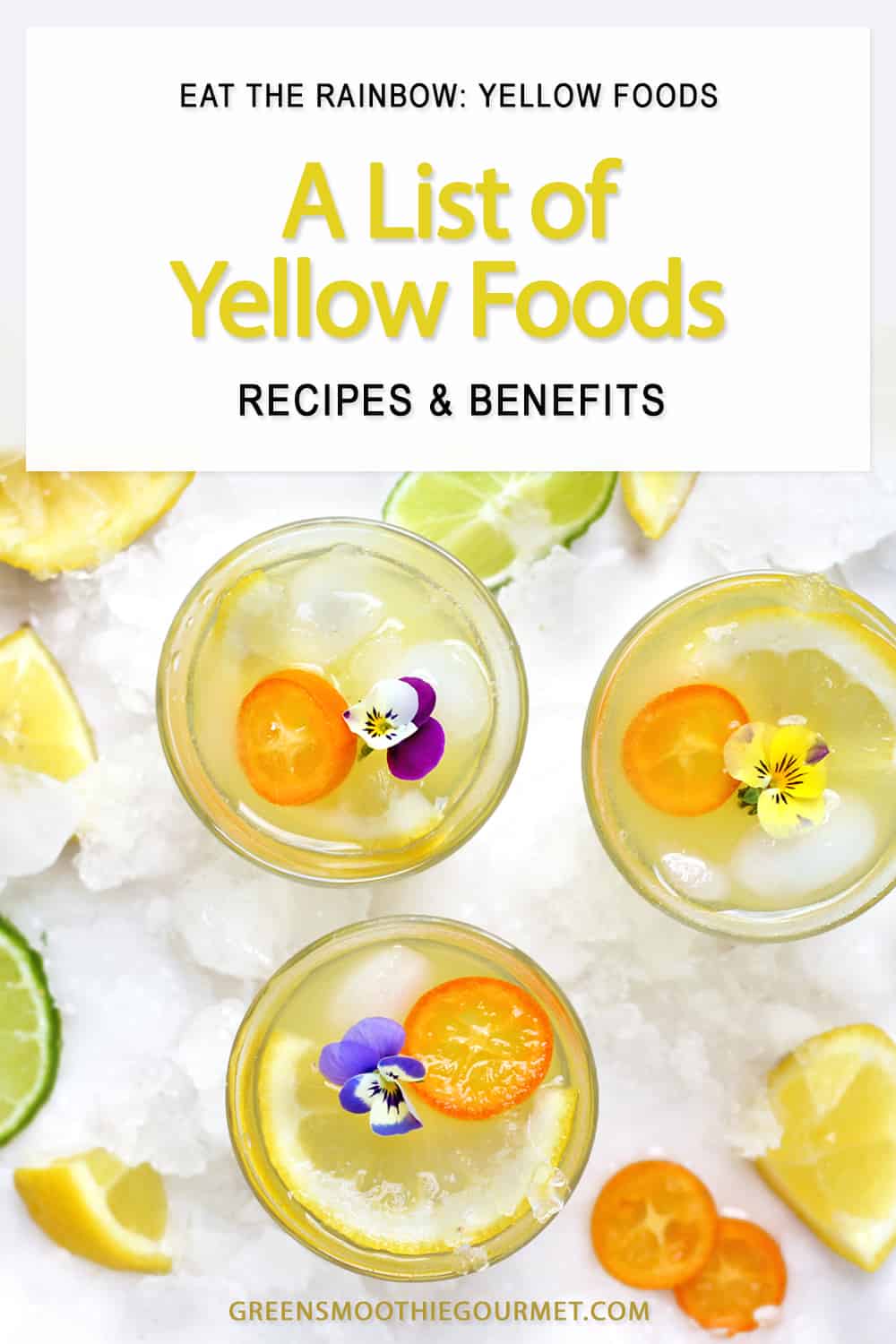 34 Foods That Are Naturally Yellow (yellow food list) | Green Smoothie ...