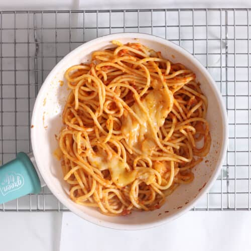 15 Minute Pan Fried Spaghetti | Green Smoothie Gourmet