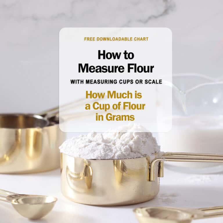 How to Measure a Cup of Flour (with cups or a scale) | Green Smoothie ...