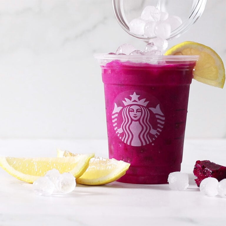 Starbucks Mango Dragon Fruit Lemonade | Green Smoothie Gourmet