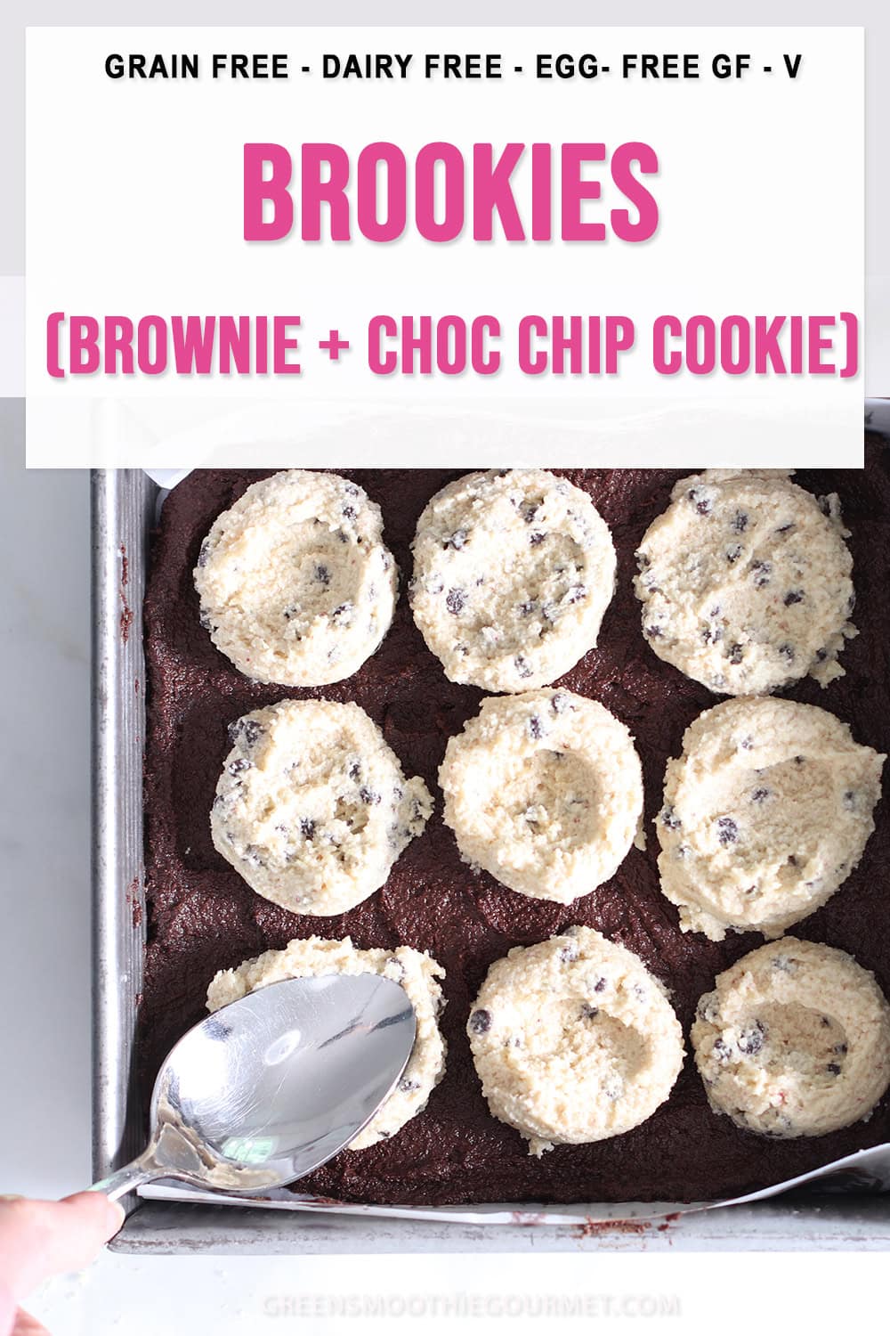 Vegan Brookies (dairy free, paleo) | Green Smoothie Gourmet