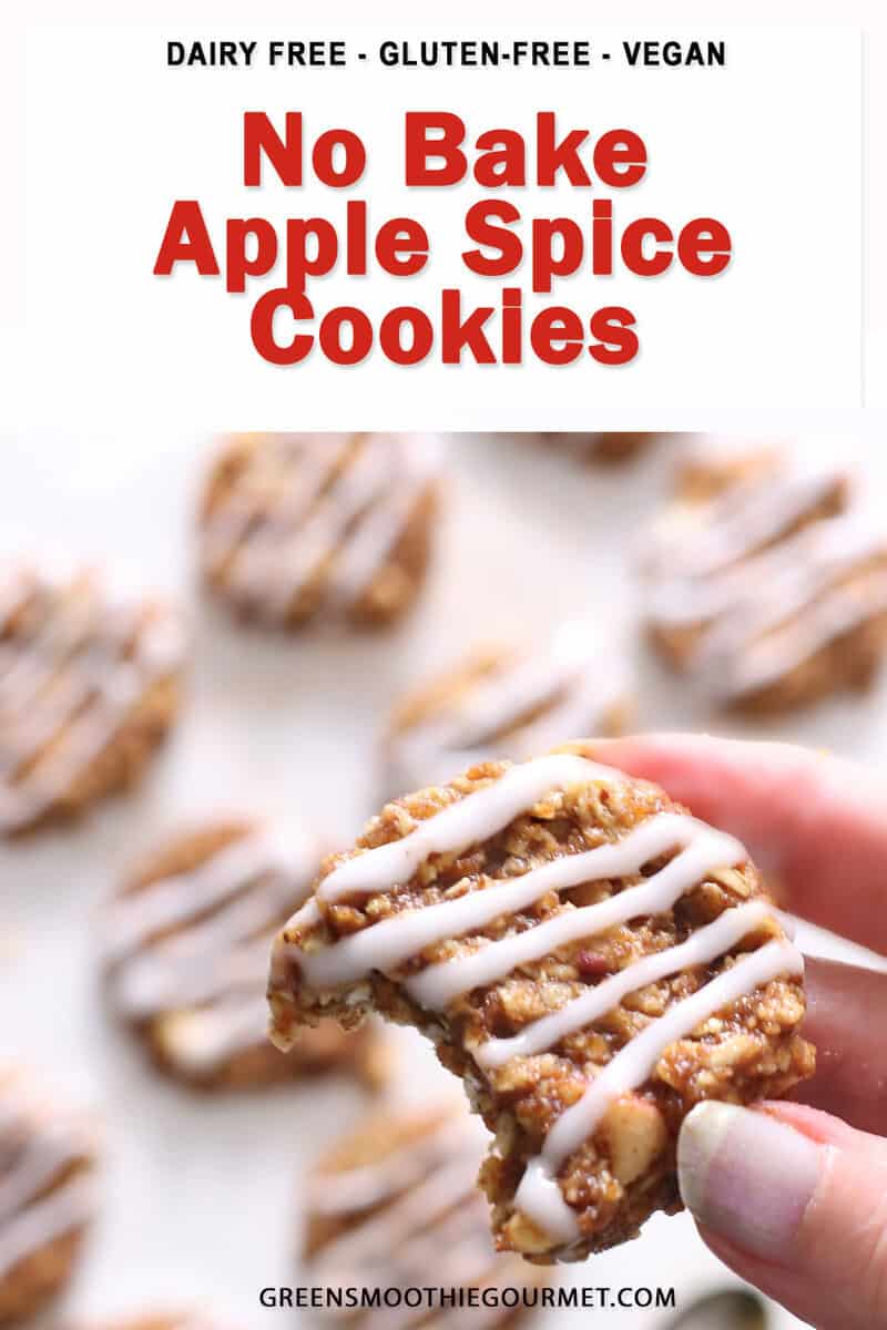 No Bake Apple Spice Cookies | Green Smoothie Gourmet