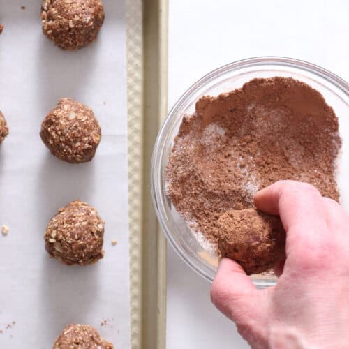 Chocolate Churros Energy Bites | Green Smoothie Gourmet
