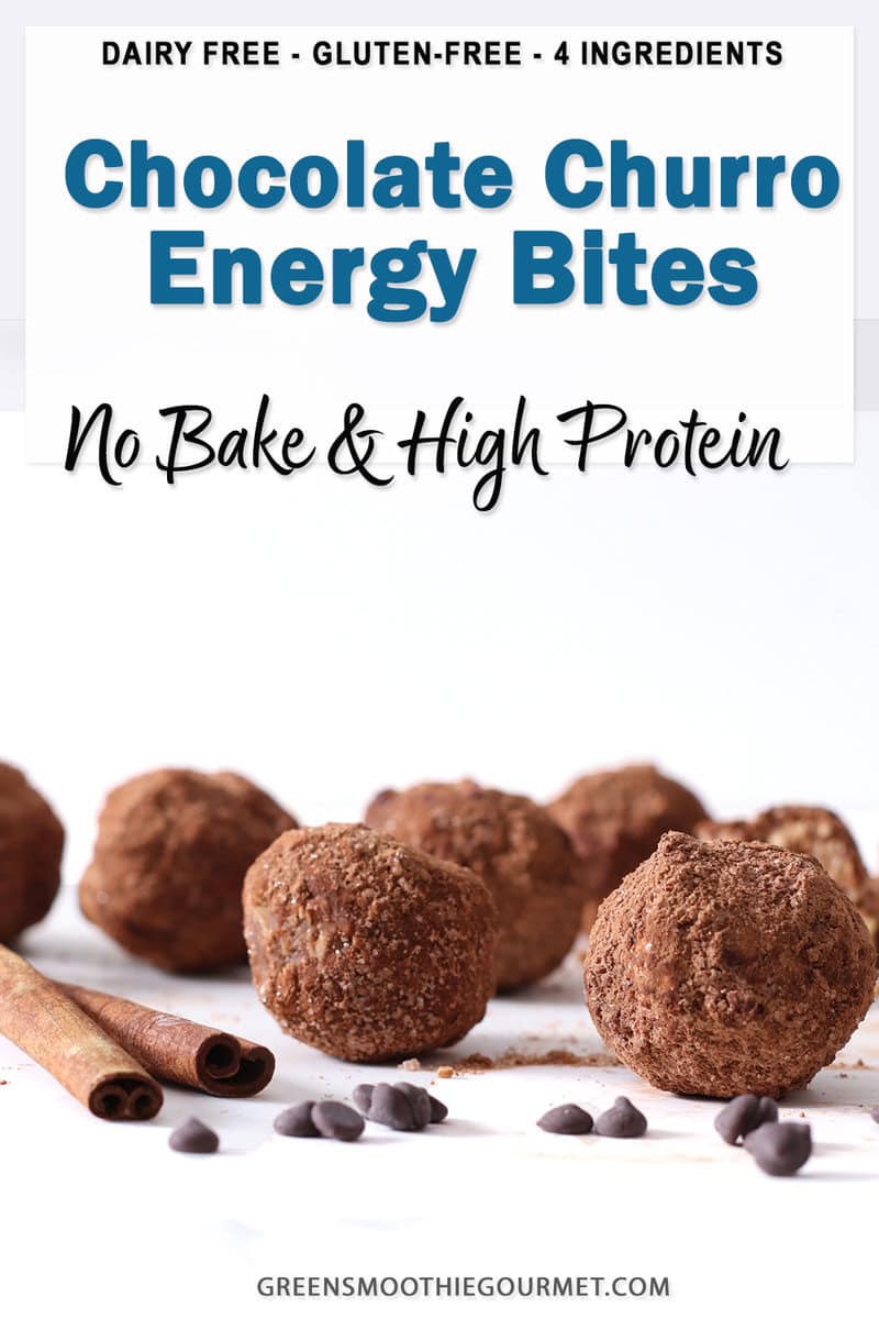 Chocolate Churros Energy Bites | Green Smoothie Gourmet