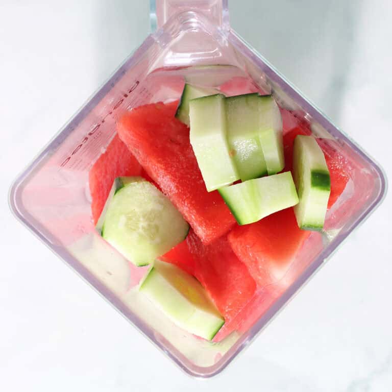 Watermelon Gatorade Shots (blender, cucumber) | Green Smoothie Gourmet