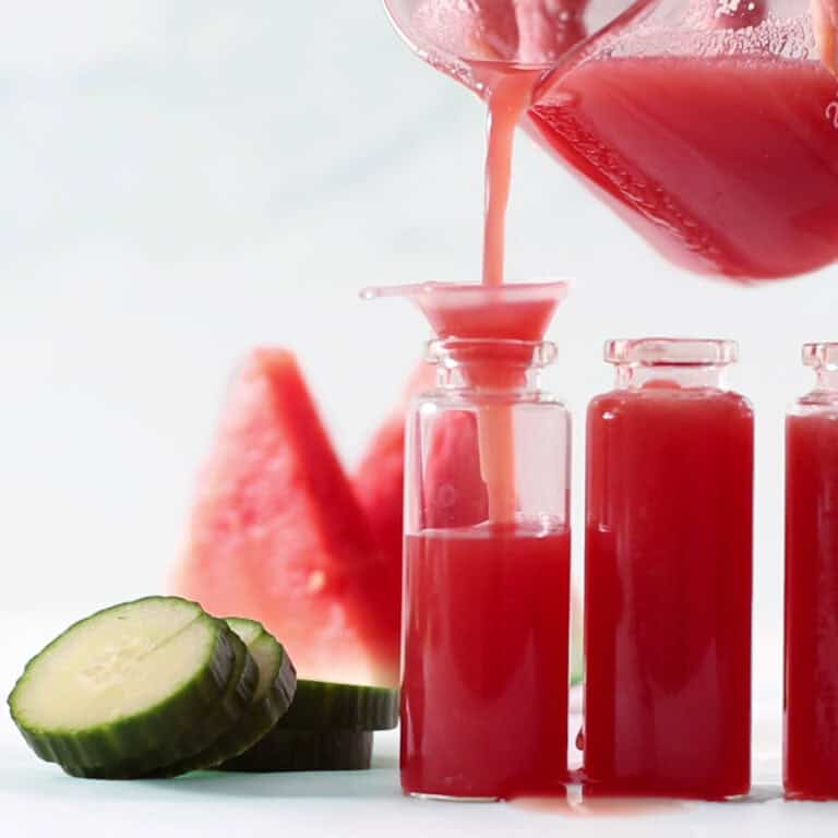 Watermelon Gatorade Shots (blender, cucumber) | Green Smoothie Gourmet